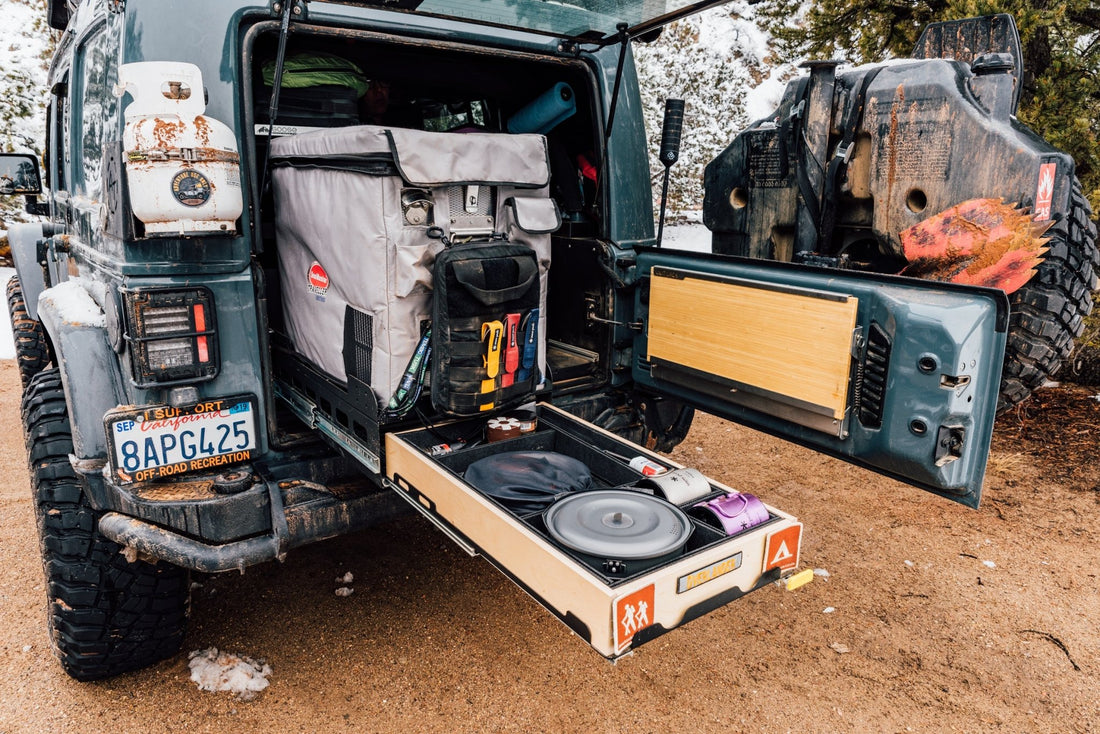 Jeep Wrangler JKU 11-14 Storage, Seat Deletes & Camping Gear | Goose Gear