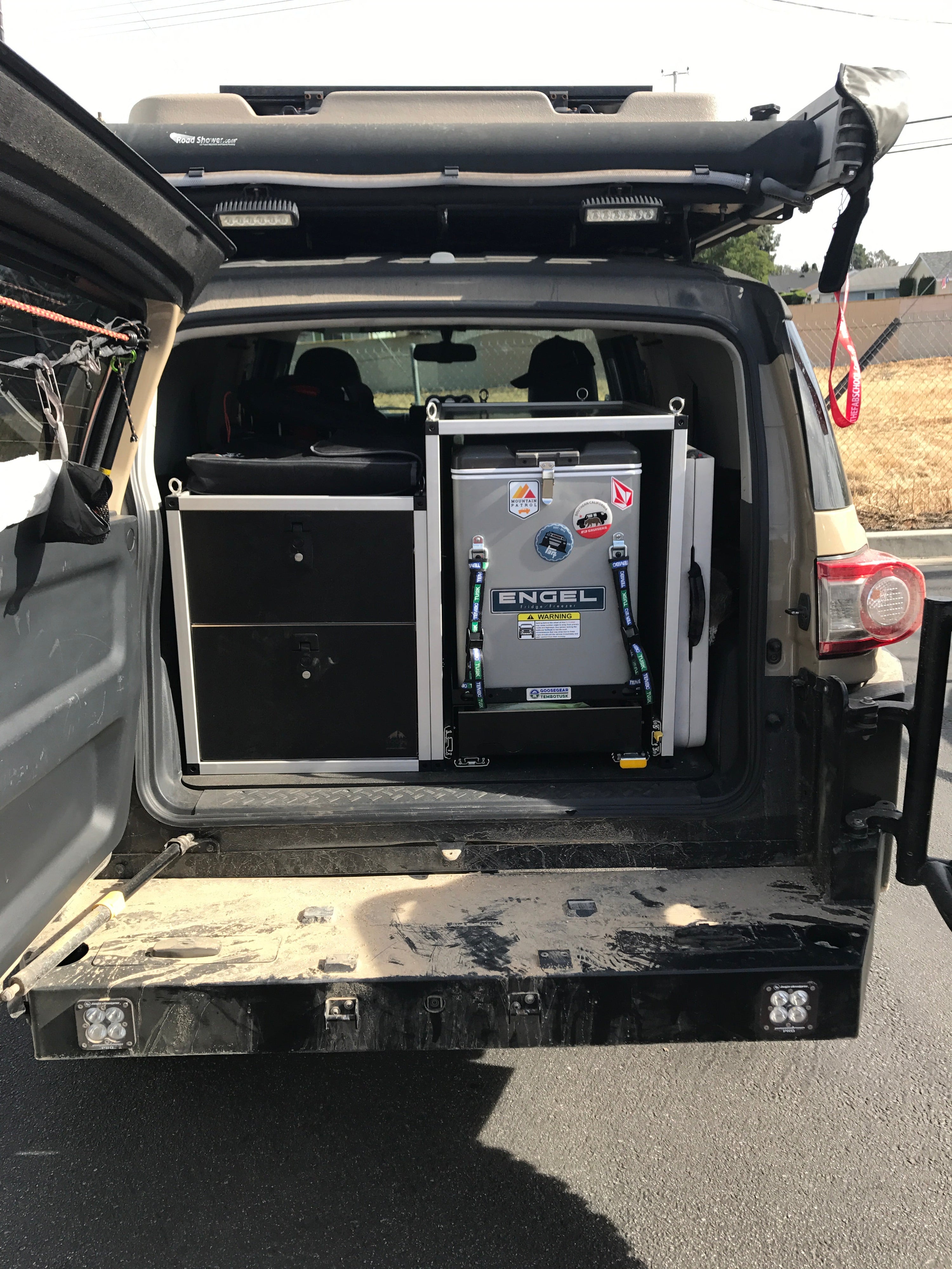 Goose Gear Toyota FJ Cruiser 2006-2014 - Rear Cargo Plate System