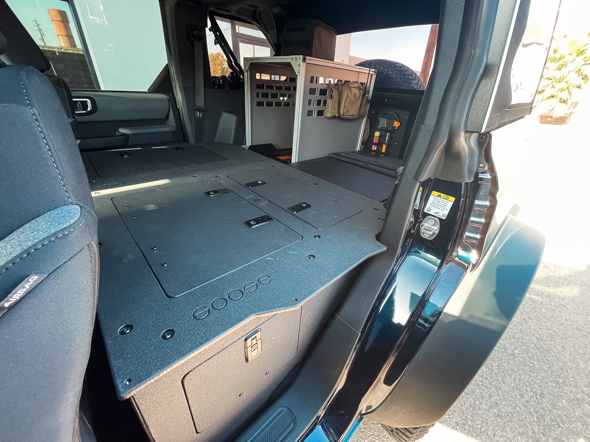 Goose Gear Ford Bronco 2021-Present Back Seat Delete Plate System ...