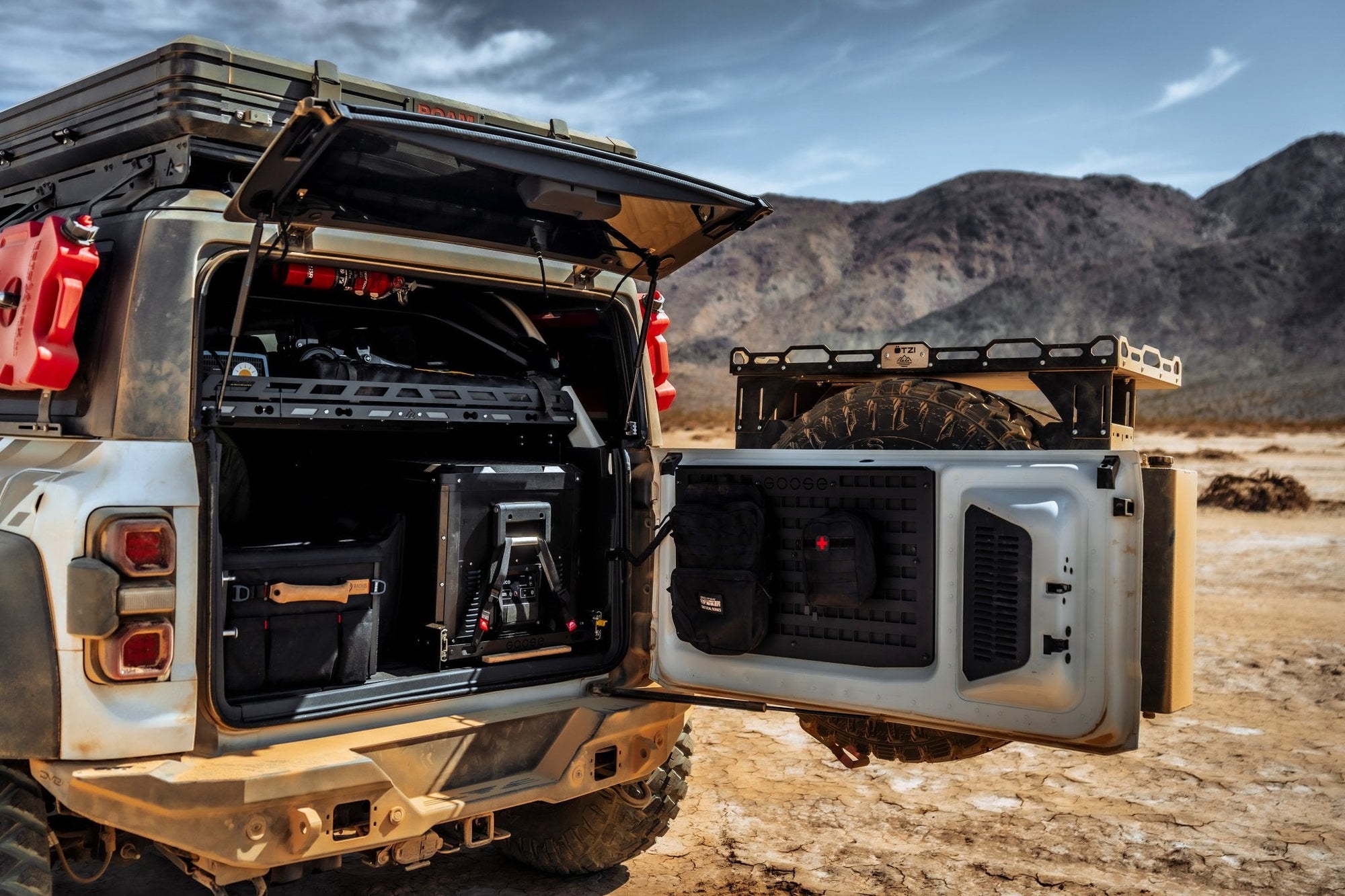 Bronco Molle Panel | Tailgate Storage Mounting System | Goose Gear
