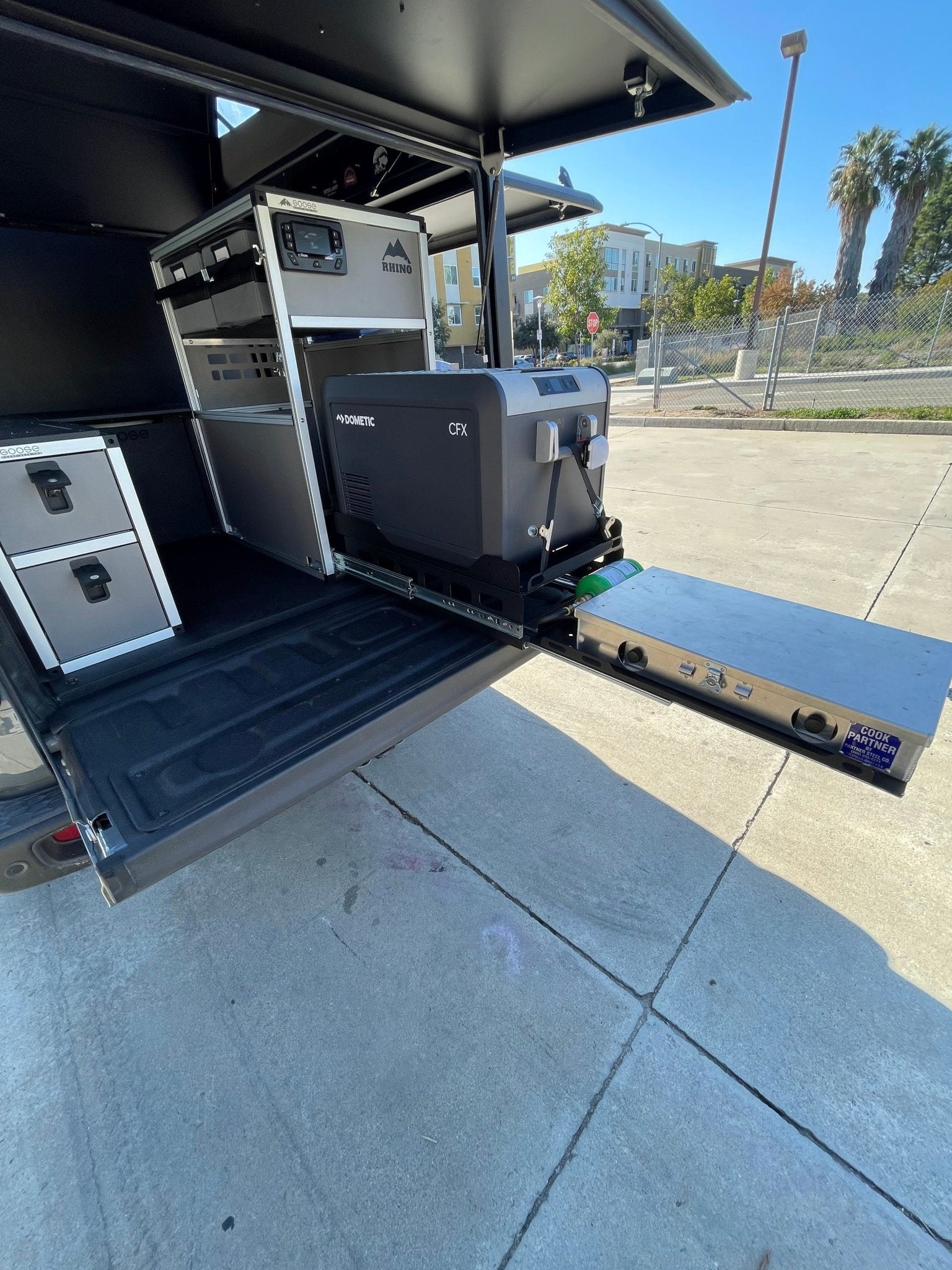 Rear Passenger Side CampKitchen Module | Truck Camper Gear | Goose Gear