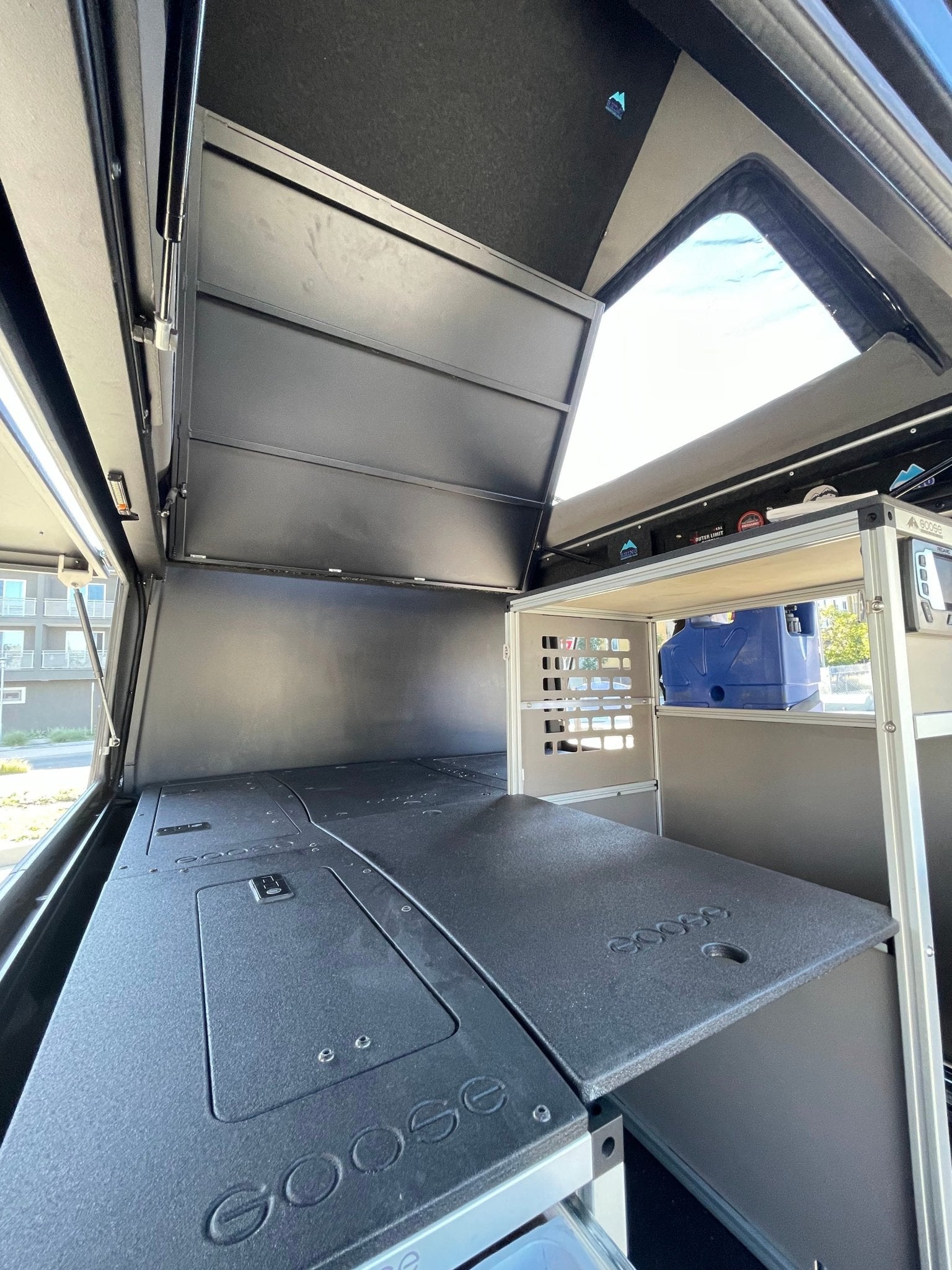 Rear Passenger Side CampKitchen Module | Truck Camper Gear | Goose Gear