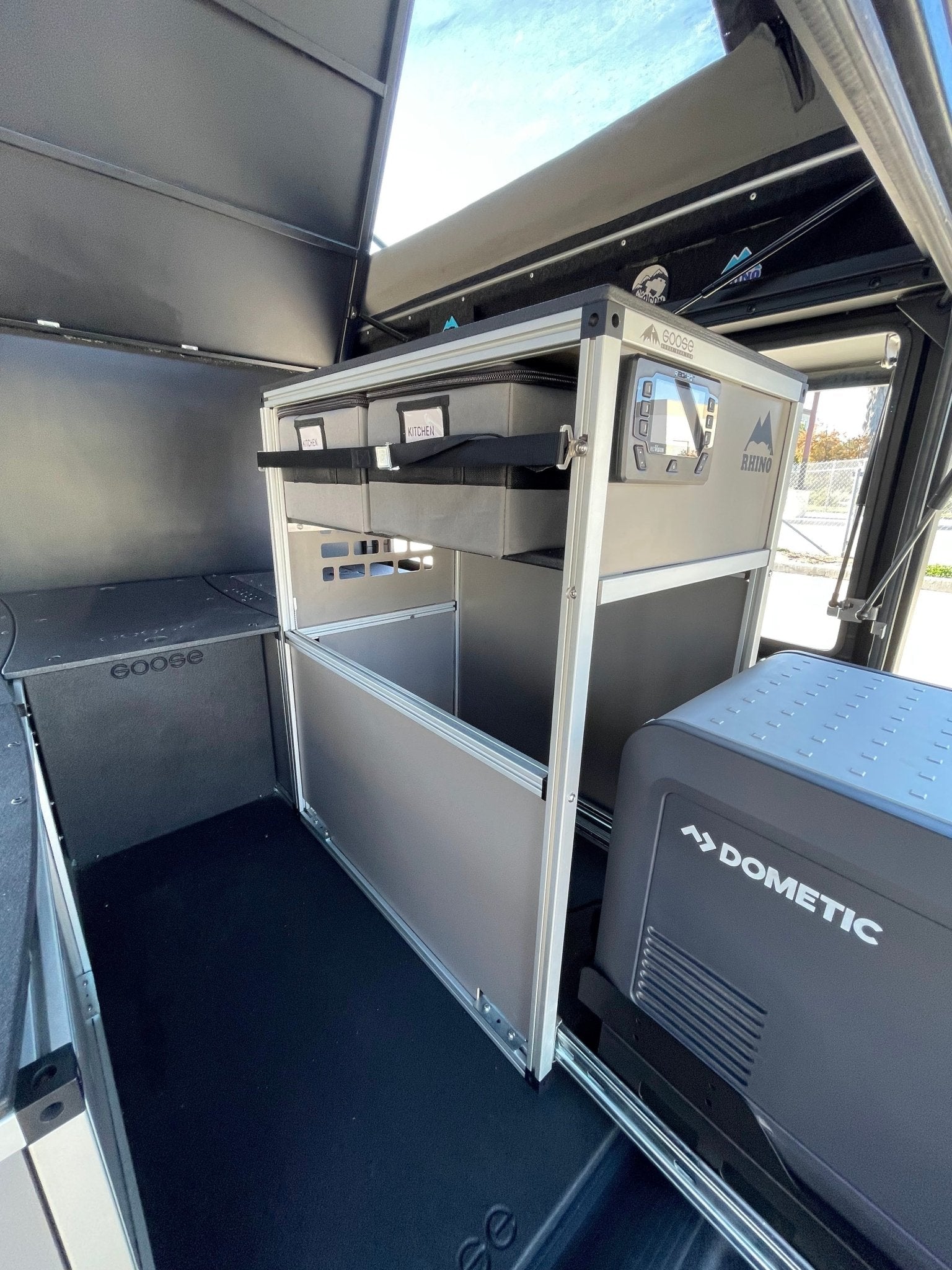 Rear Passenger Side CampKitchen Module | Truck Camper Gear | Goose Gear