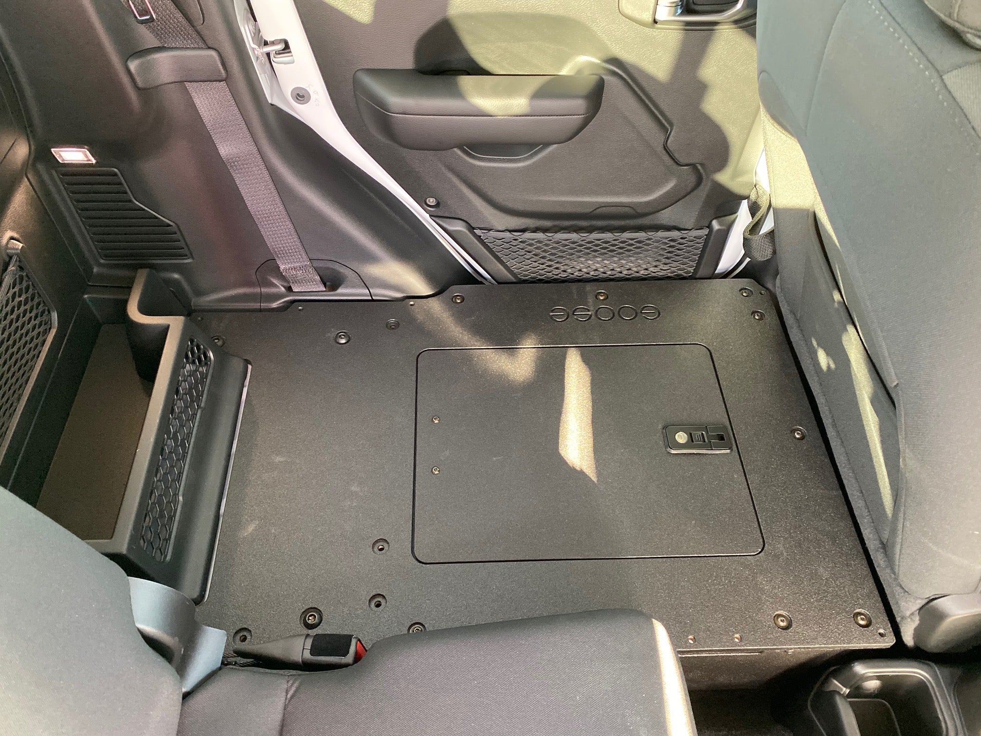 Goose Gear Jeep Gladiator 2019-Present JT Back Seat Delete Plate System