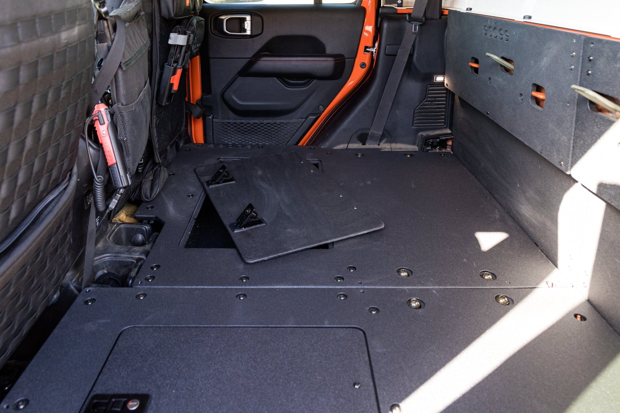 Goose Gear Jeep Gladiator 2019-Present Back Seat Delete Plate System ...