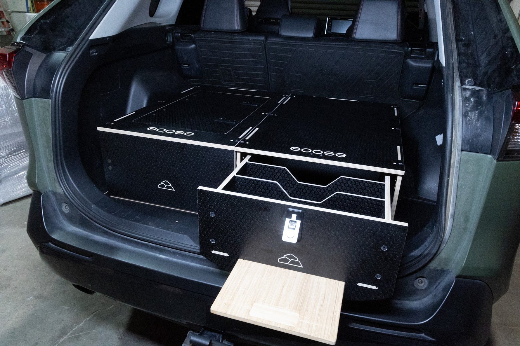 Goose Gear Rear Storage Package - Subaru Outback Drawers 2015-2019 5th Gen.