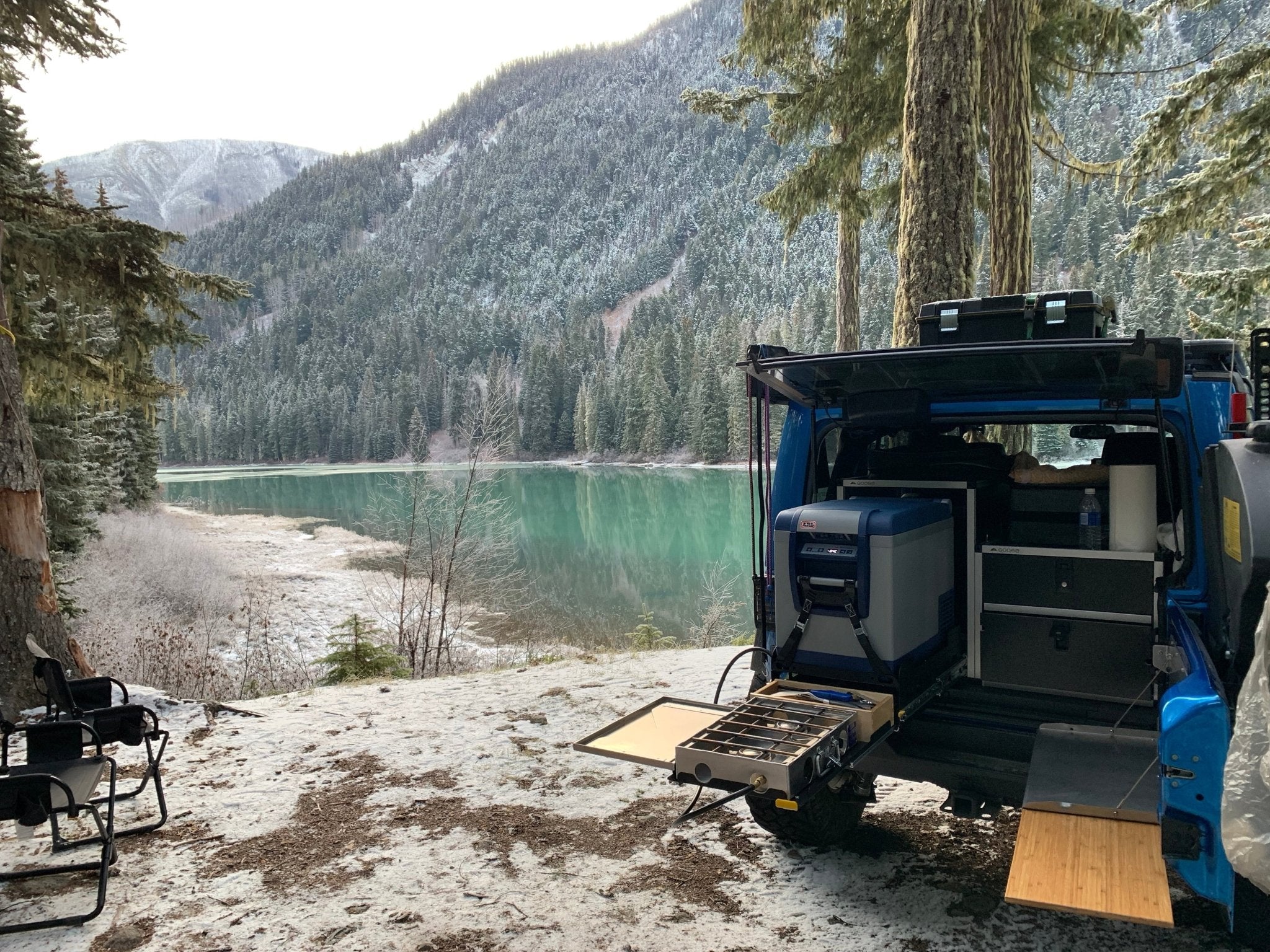 Goose Gear Camp Kitchen Package for Jeep Wrangler JKU 4 Door